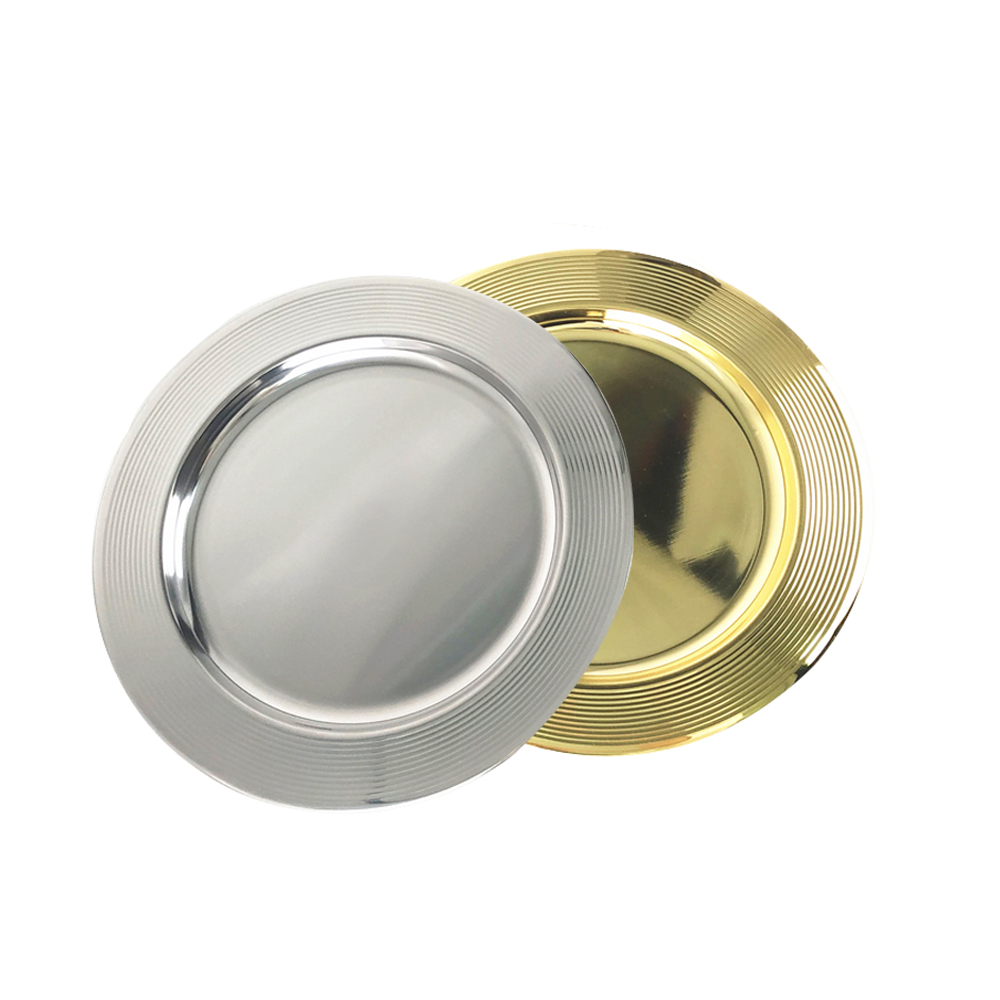 Best selling metal charger plate bottom plate