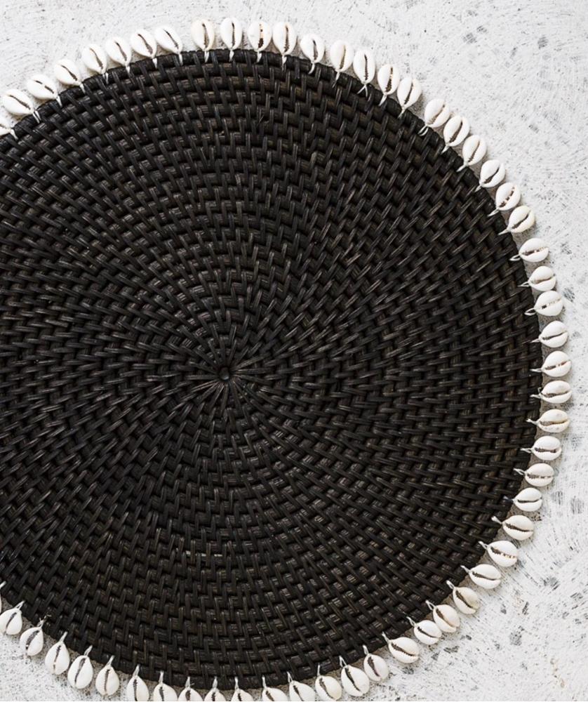 Safe dye rattan dinner plate