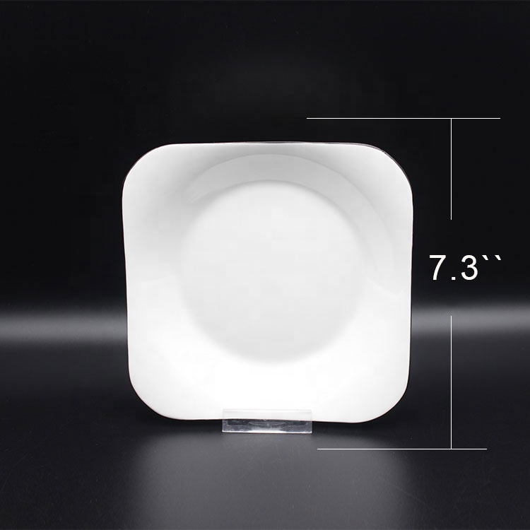 Traditional design square charger plate